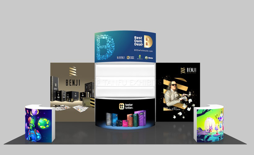 10 x 20 LED Backlit Trade Show Display Booth – Tanfu Exhibits Co., Ltd.
