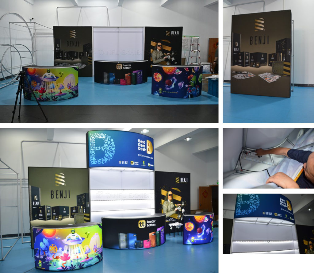 10 x 20 LED Backlit Trade Show Display Booth – Tanfu Exhibits Co., Ltd.