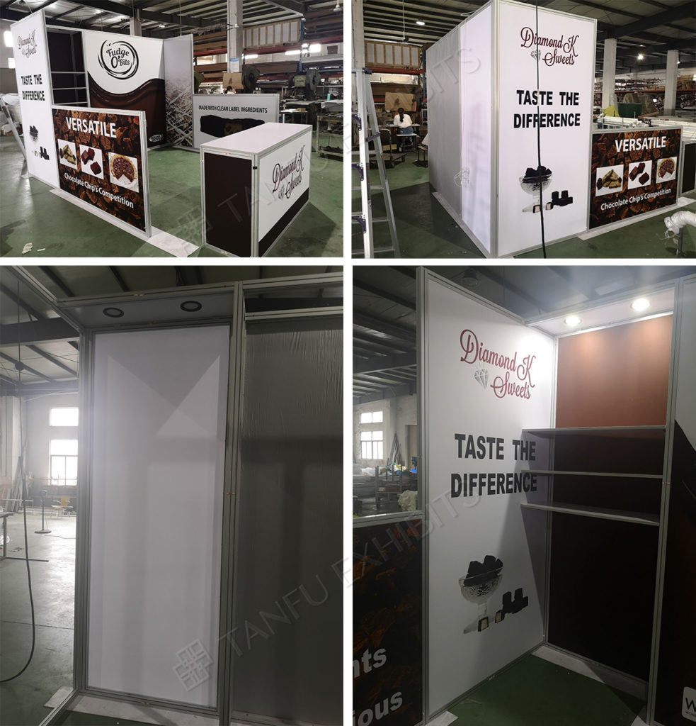 10×10 Exhibition Booth Stand Design – Tanfu Exhibits Co., Ltd.