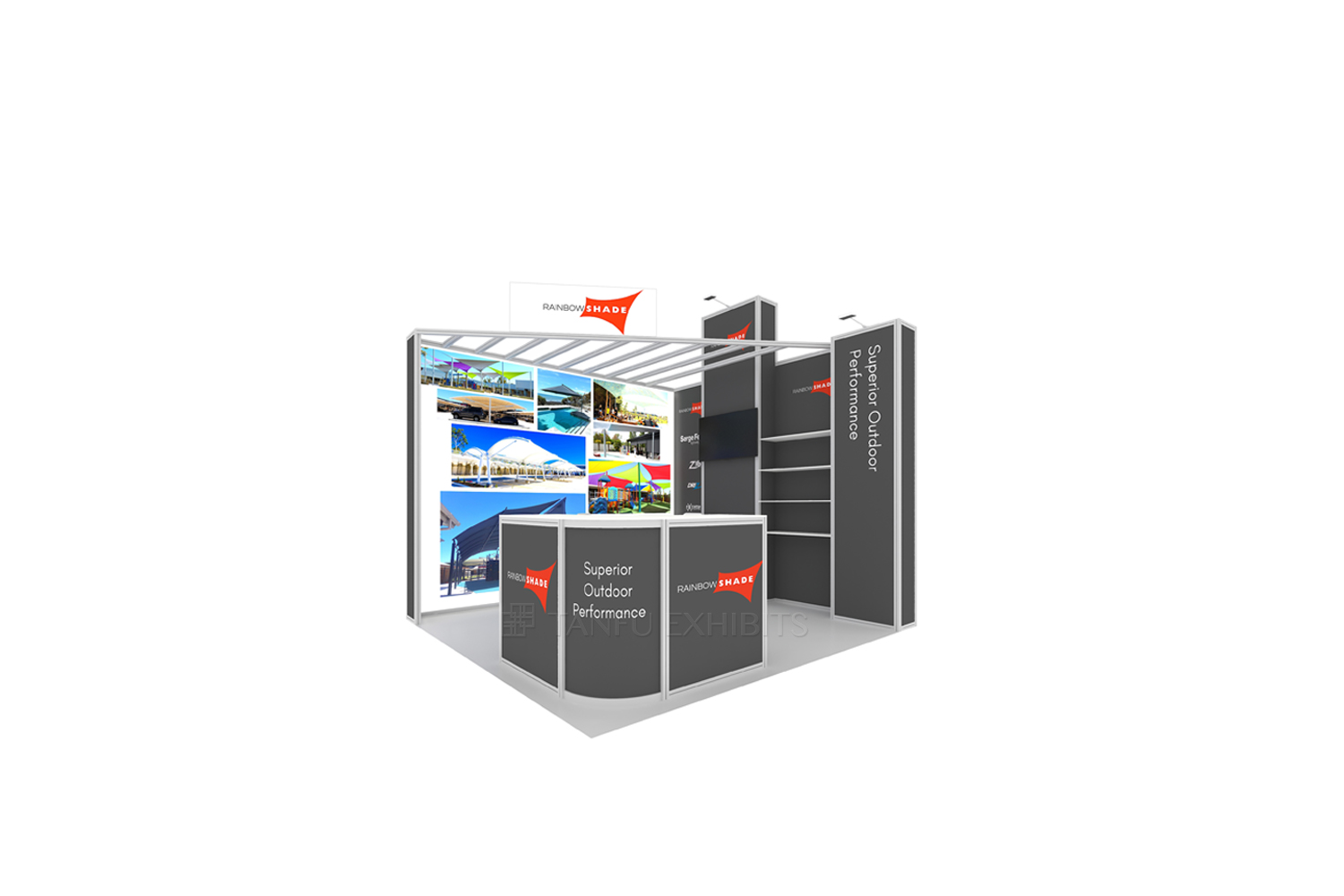 10 x 10 LED Backlit Trade Show Display Booth – Tanfu Exhibits Co., Ltd.